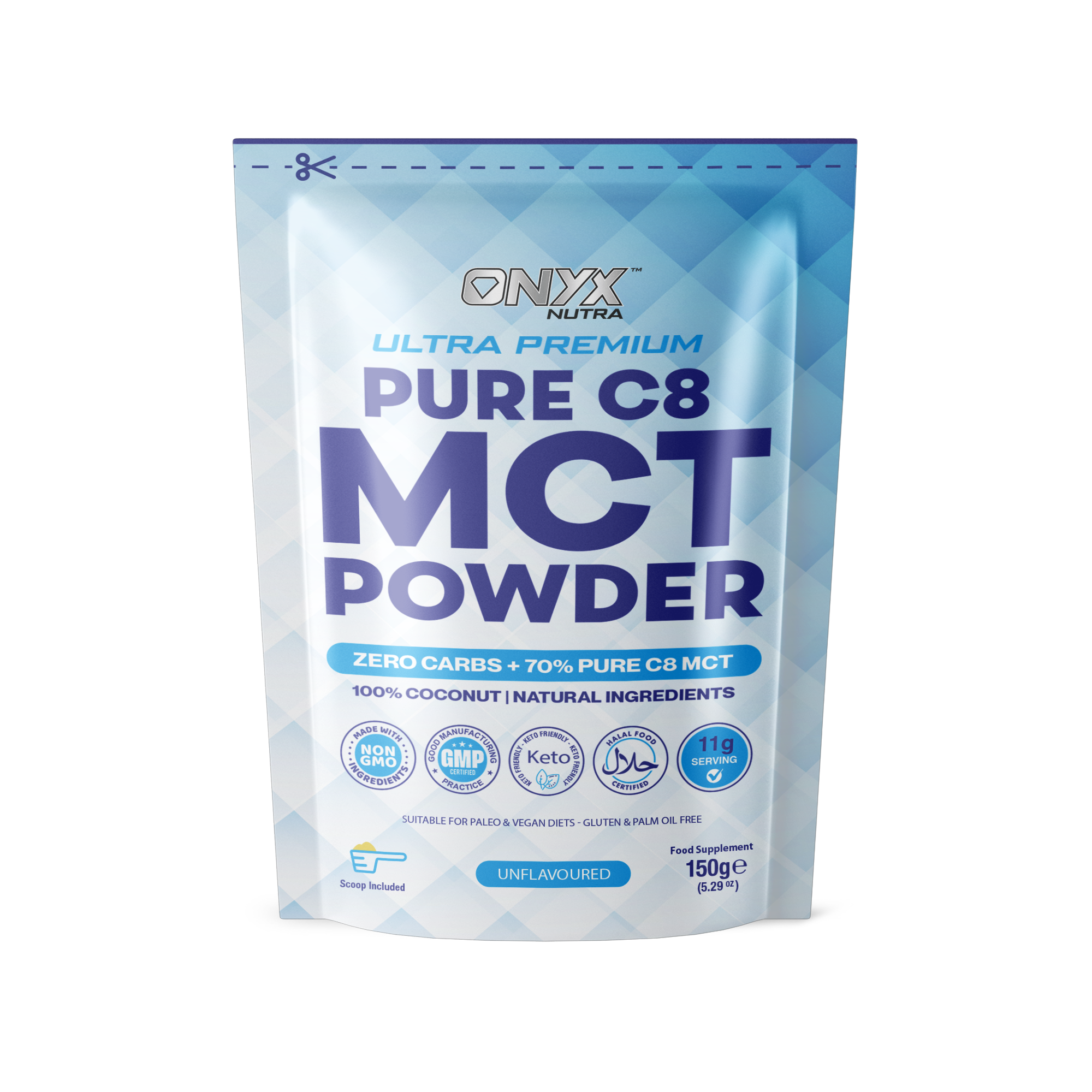 Keto Pure C8 MCT Powder – ONYX NUTRA