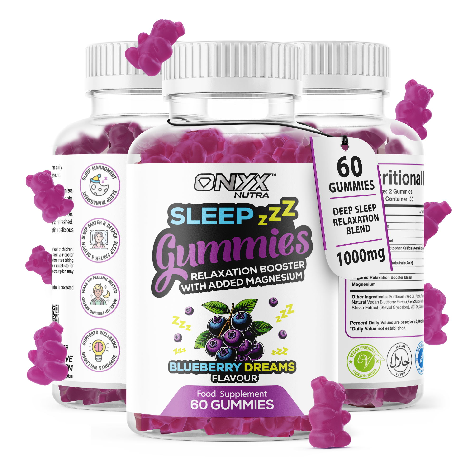 Sleep Night Time Gummies – ONYX NUTRA